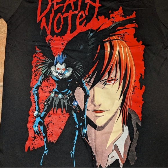 DEATH NOTE | Shirts | Officially Licensed Death Note Ft Light Yagami ...